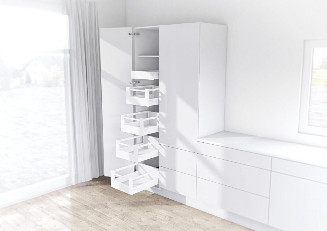 Blum Tandembox Antaro İç Çekmece Rayı, Yüksek Bordürlü, Gri 50 cm ...